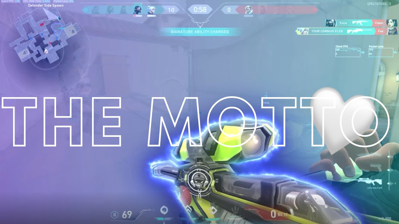 The Motto🤍(Valorant Montage) - YouTube