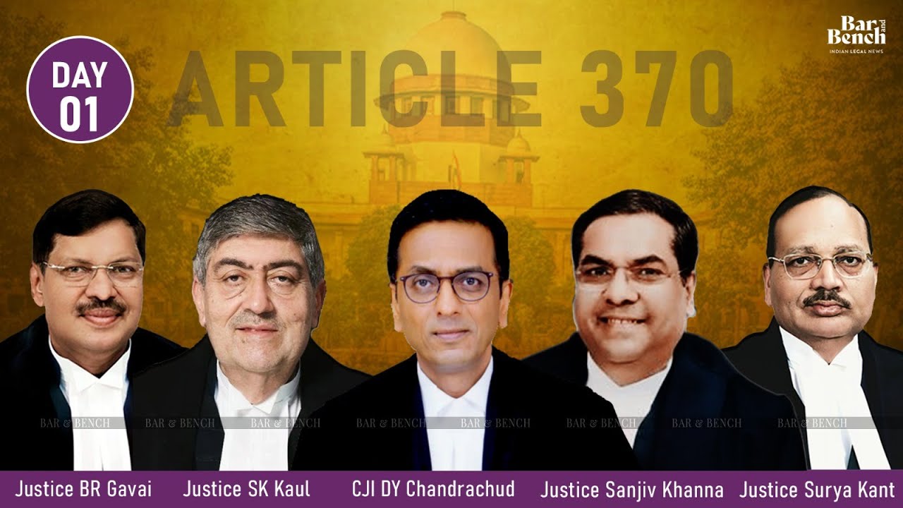 Supreme Court Constitution Bench Hearing: Article 370 (Day 1) - YouTube