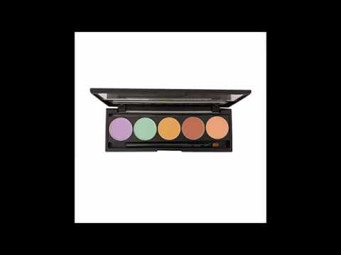 Dermaflage Color Corrector Palette, 5 Colors with Brush, Color ...