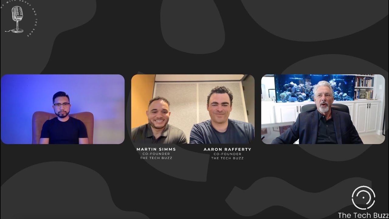 Aaron Rafferty and Martin Simms with The Tech Buzz | Ep. 1 - YouTube