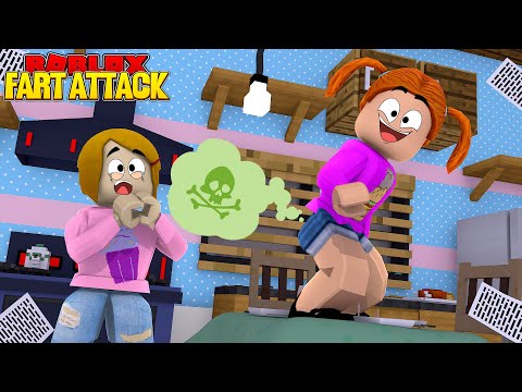 Roblox Escape Fart Attack With Molly And Daisy!