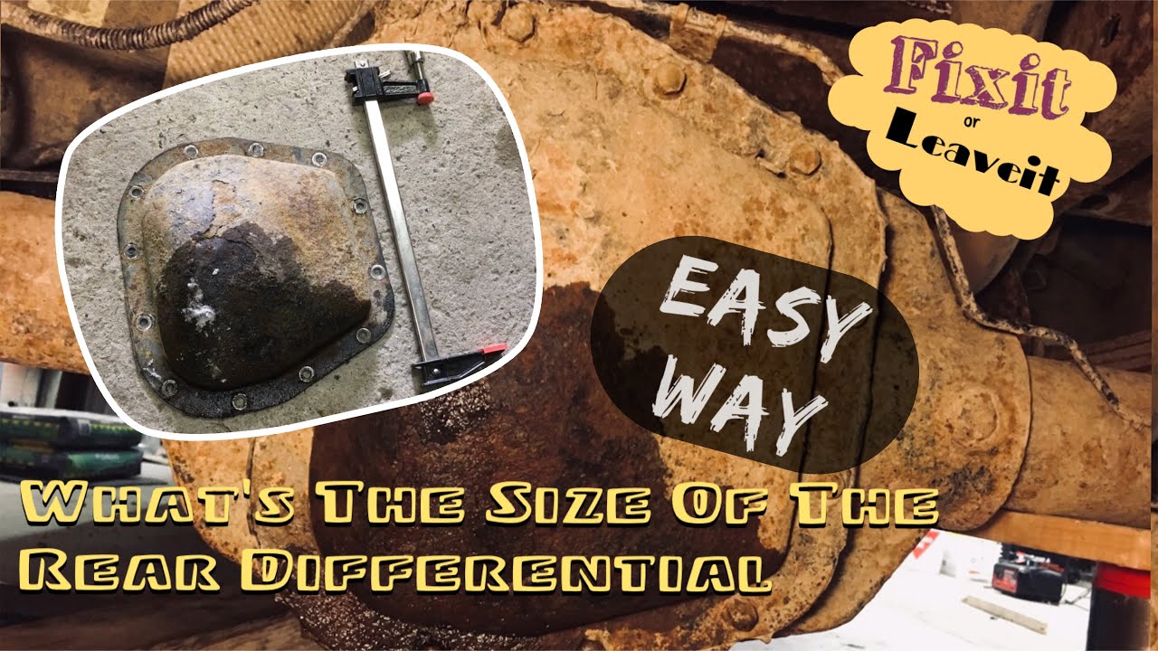2005 Ford F150 - the rear differential identification - YouTube