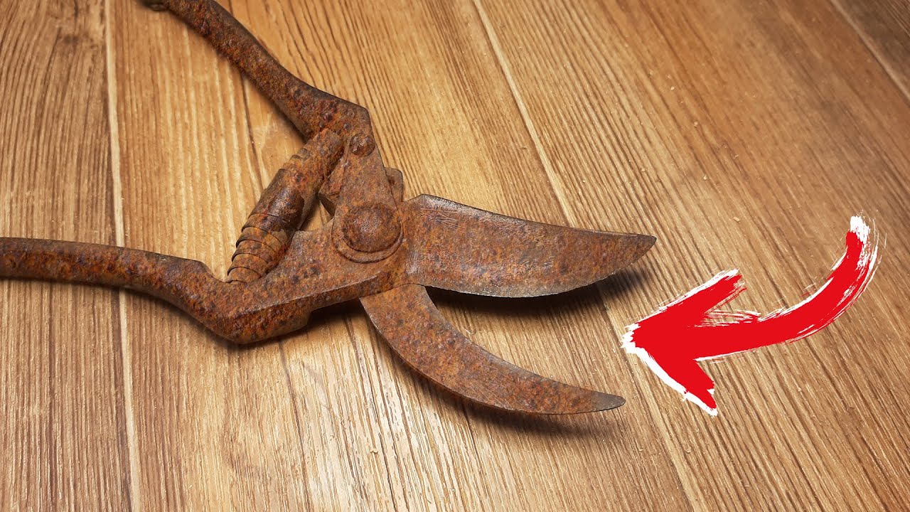 Restoration of a 50-Year-Old Rusty Pruner - YouTube