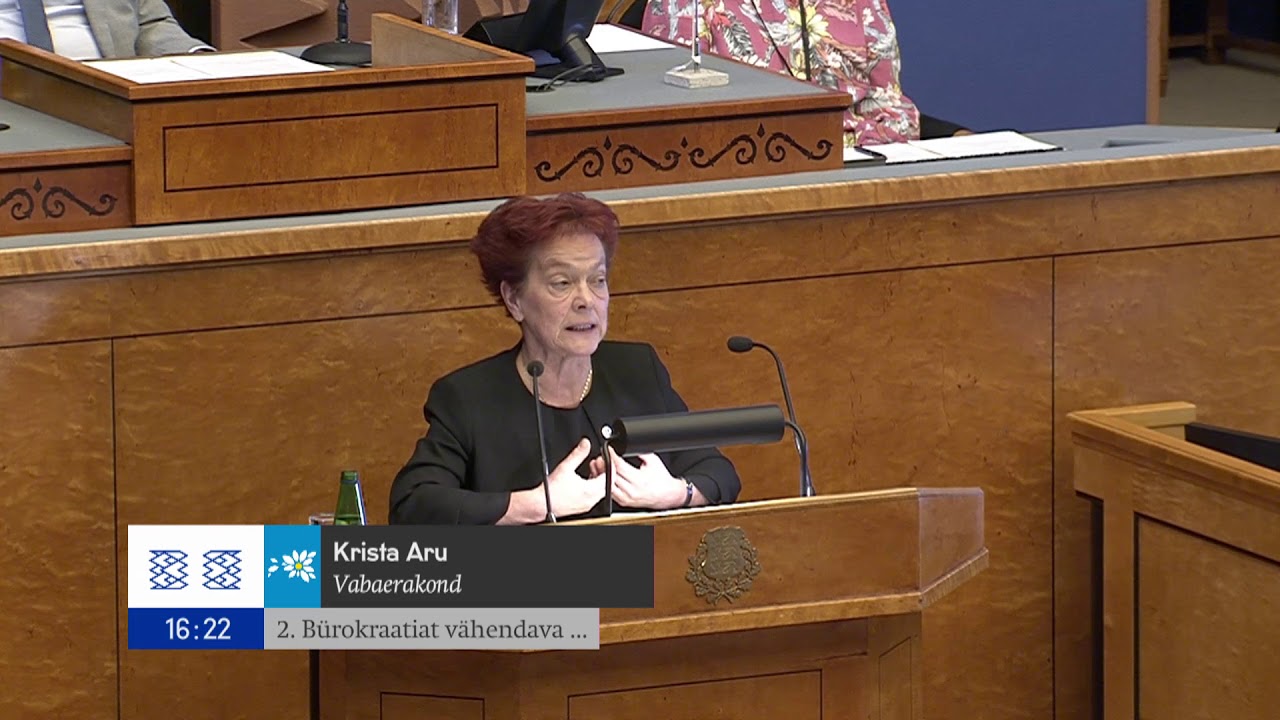 Krista Aru: ettevõtluskonto ümber toimuv on piinlik - YouTube