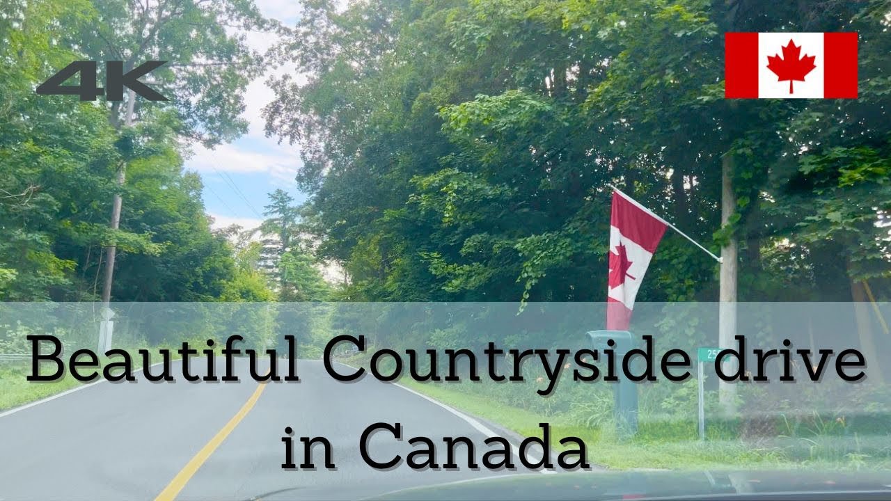 Drive in countryside in Canada 🇨🇦 | Short drive in Canada - YouTube