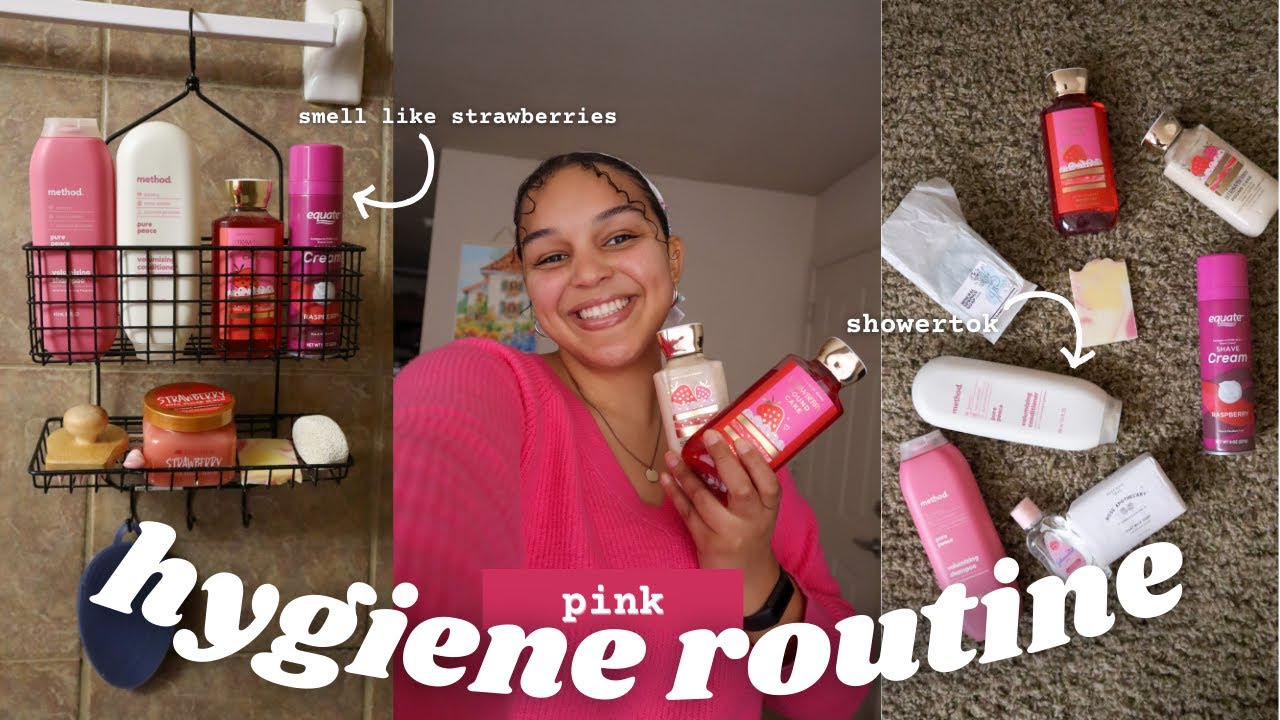 HOW TO SMELL GOOD ALL DAY | pink hygiene routine 🍓 - YouTube