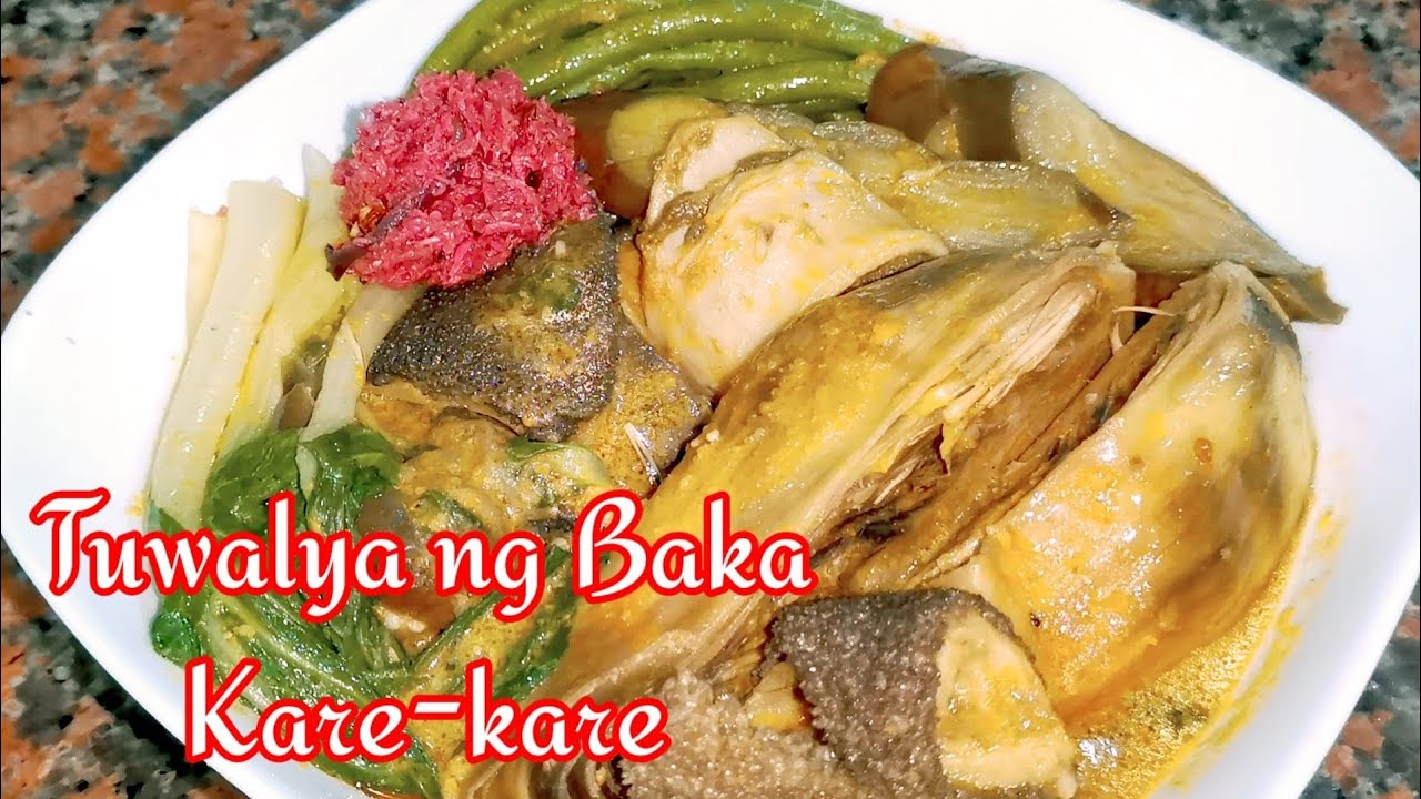 Kare-kare Tuwalya ng Baka||Beef Tripe Kare-kare Recipe in Mama Sita's ...