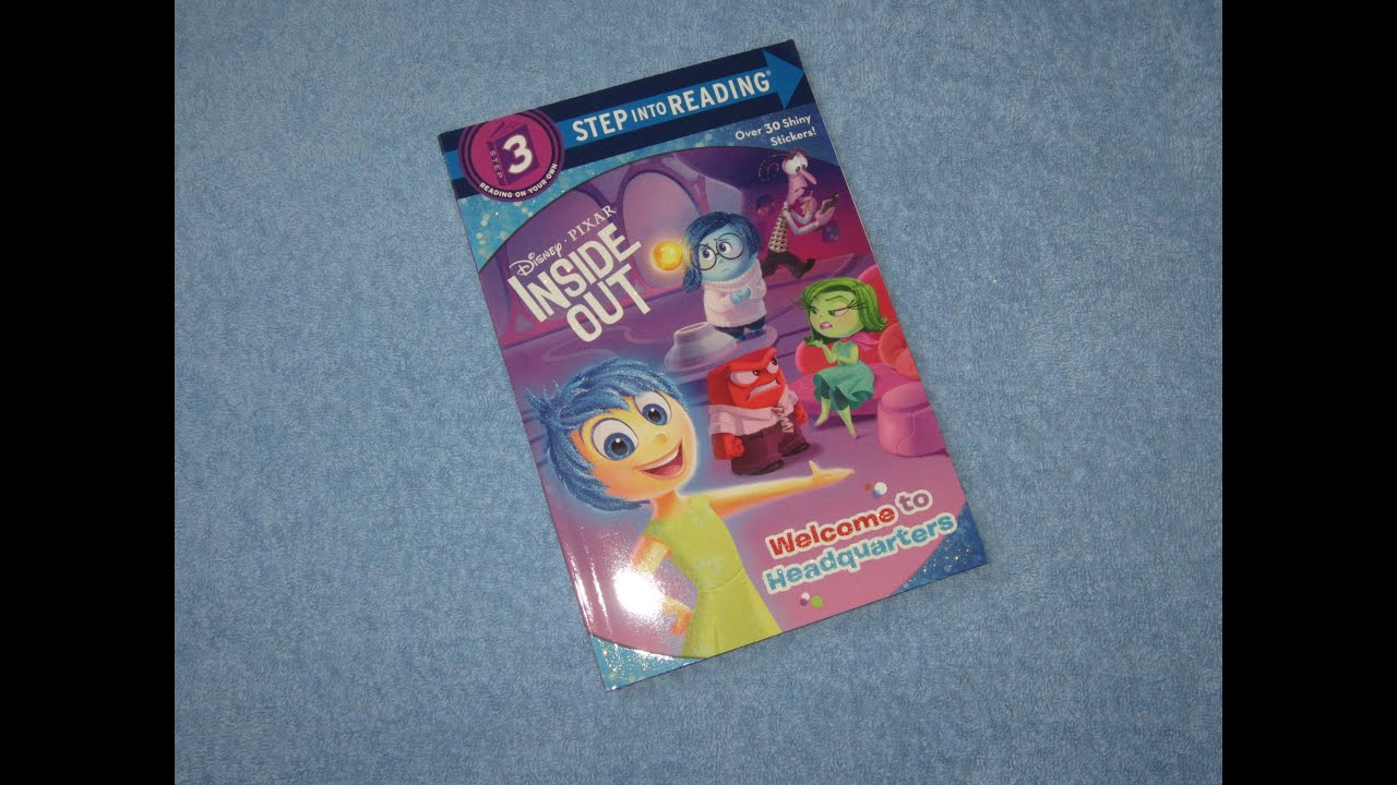 Inside Out ~ Welcome To Headquarters Children's Read Aloud Story Book ...
