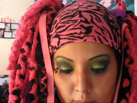 EDC ::cyber love::RAVE/PARTY MAKEUP TUTORIAL - YouTube