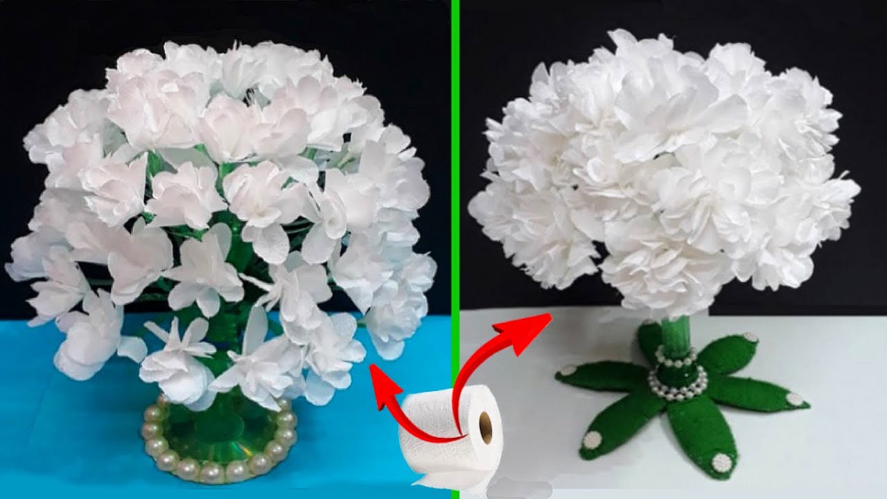 Flower Bouquet From Recycled Material