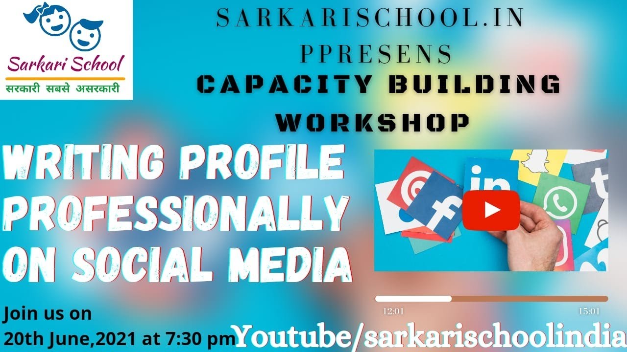 Writing Profile Professionally on Social Media - YouTube