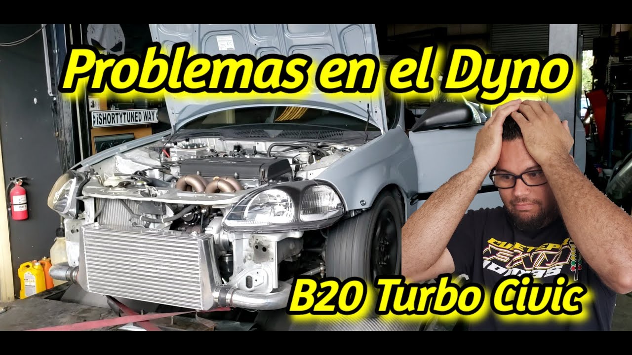 Civic B20 Ebay Turbo Kit en el Dyno - YouTube