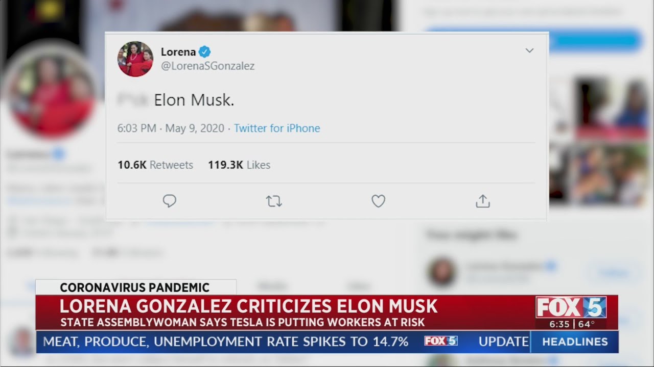 Lorena Gonzalez: 'F*ck Elon Musk' - YouTube