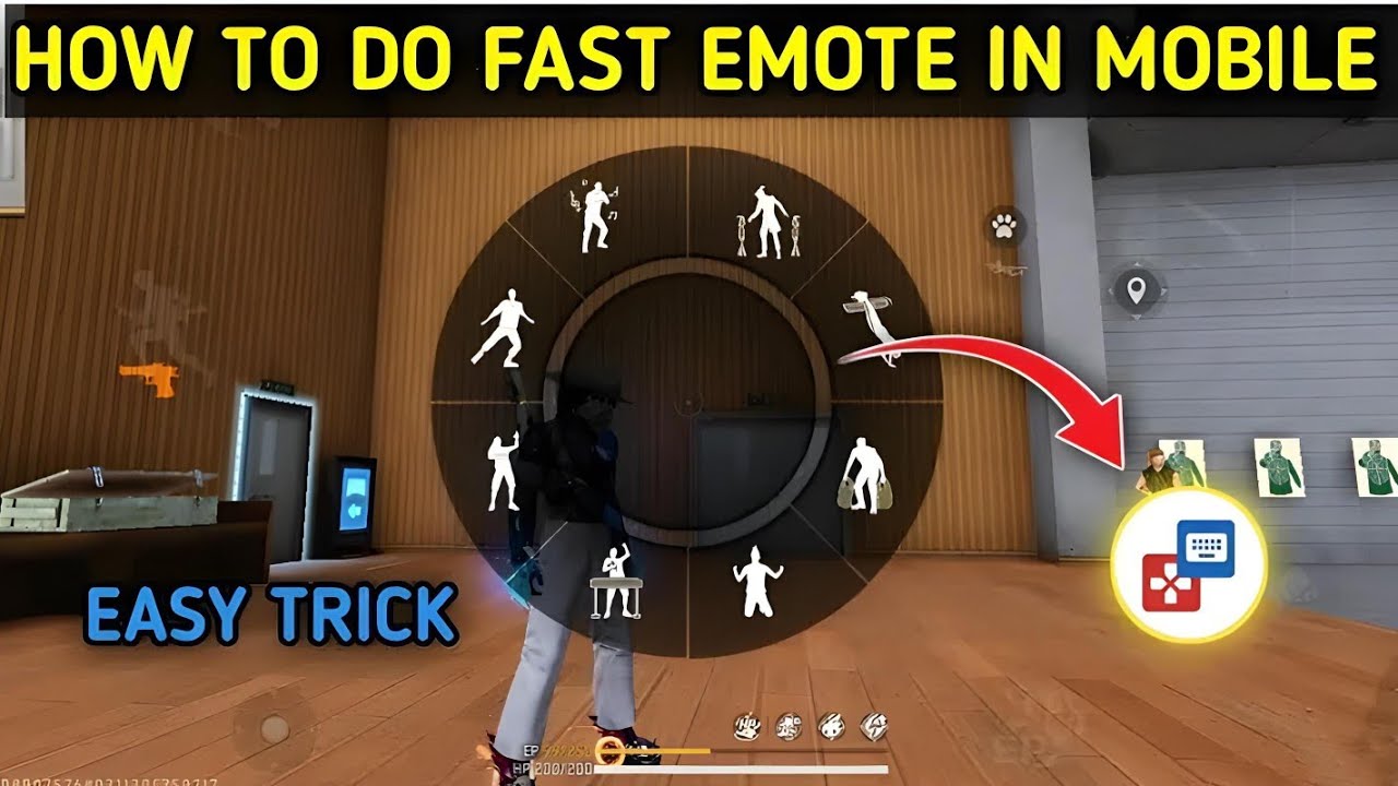 How To Do Fast Emote In Mobile - YouTube