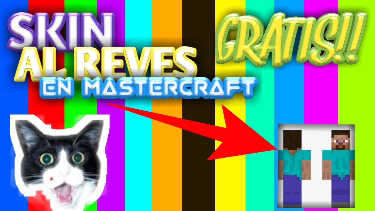 COMO TENER UNA SKIN al REVÉS en MASTERCRAFT!! | TOTALMENTE super GRATIS ...
