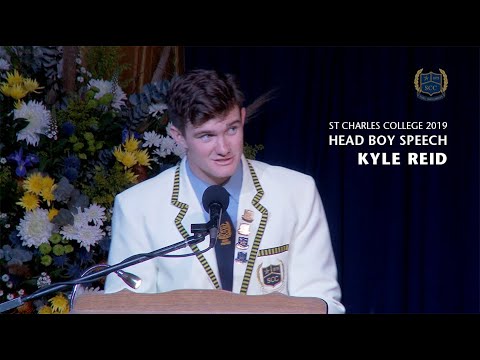ST CHARLES COLLEGE Head Boy Speech 2019 - YouTube