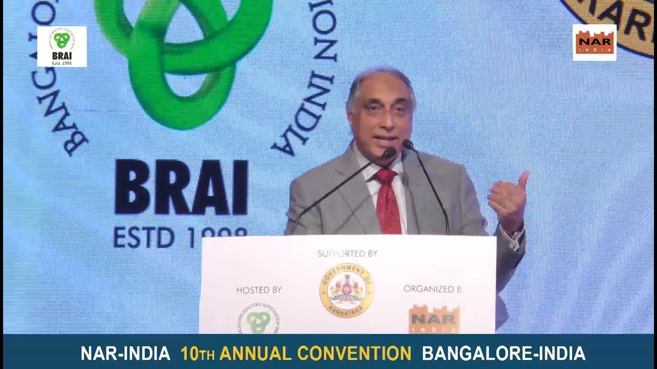 Irfan Razack CMD Prestige Group at 10th Nar-India Annual Convention ...
