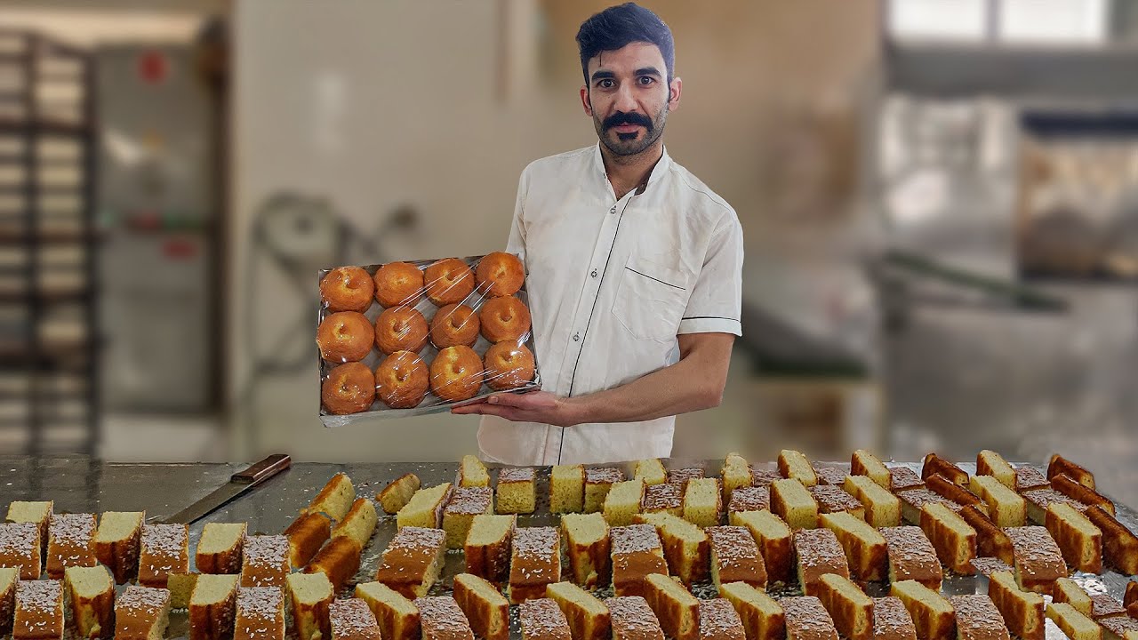 Exciting and popular Iranian VANILLA CAKE with a soft and unique ...