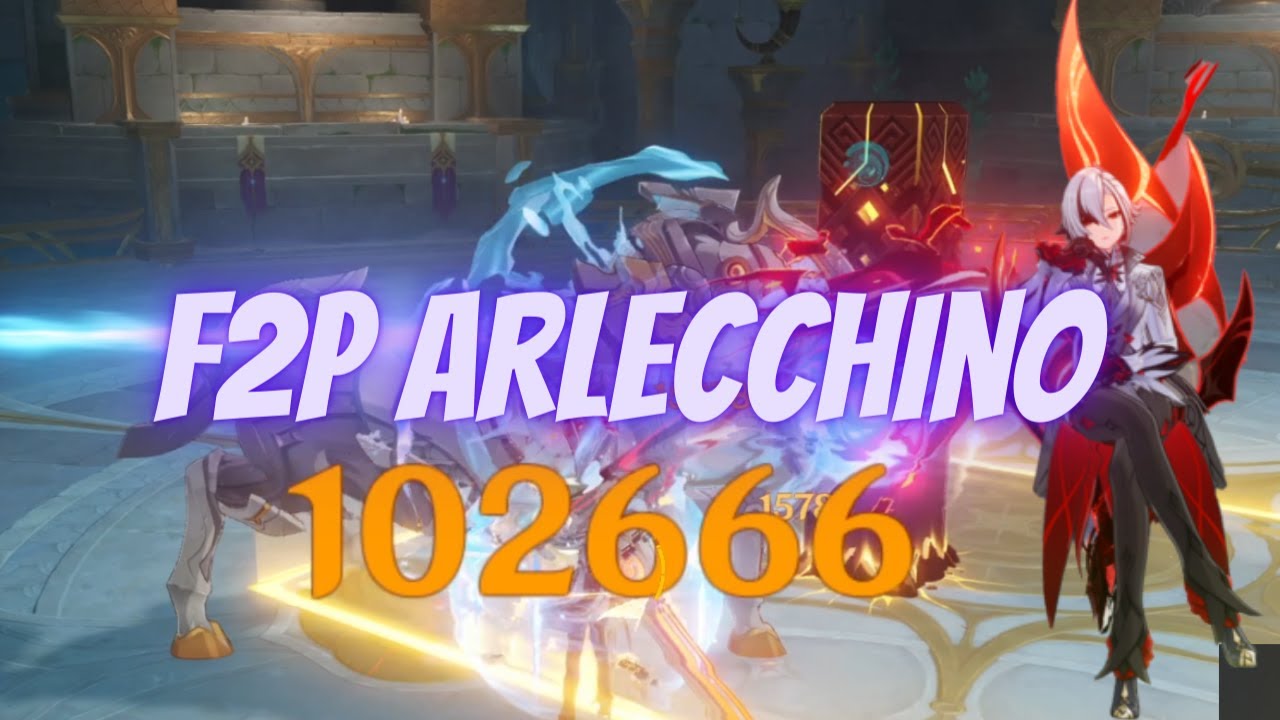 F2P C0 Arlecchino - Vape Team | build at the end - YouTube