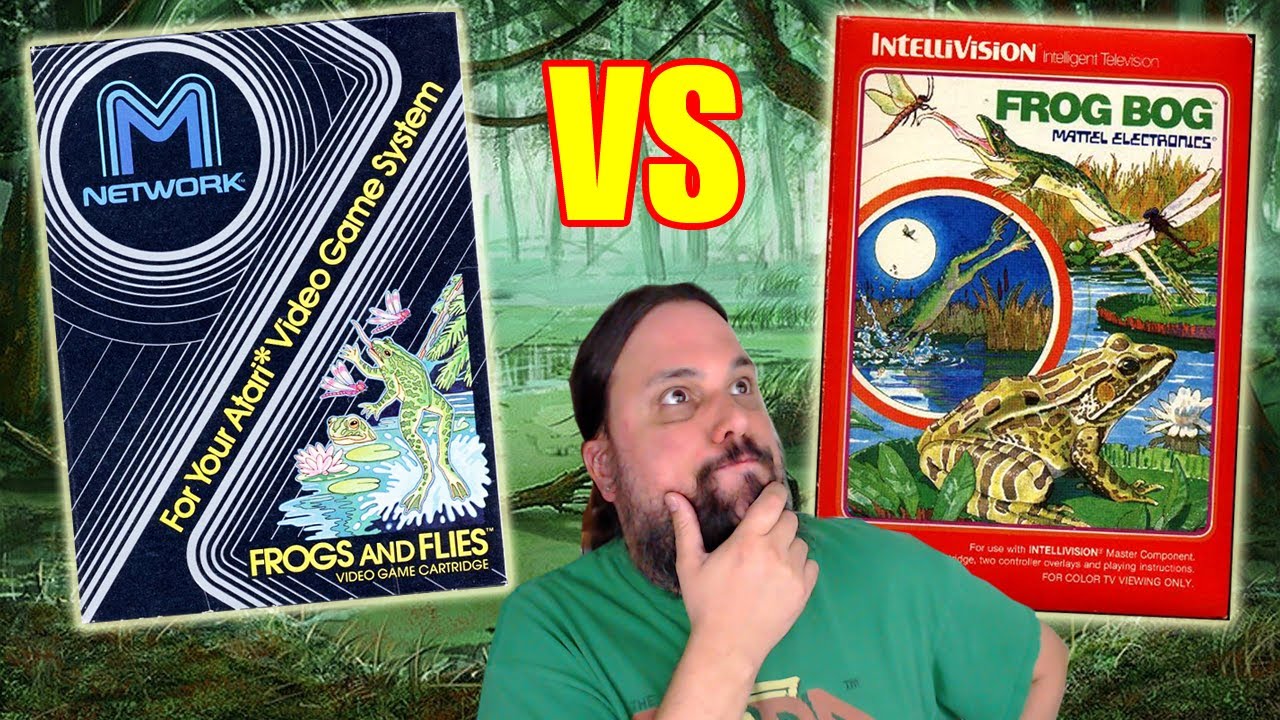 Frogs and Flies / Frog Bog | Atari 2600 vs Intellivision - YouTube