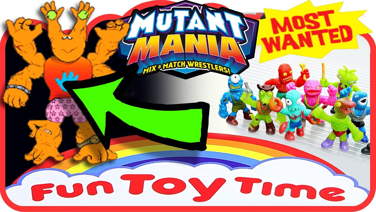Most Wanted & RARE | Mutant Mania Wrestlers $1 4-Pack Toy Opening ...