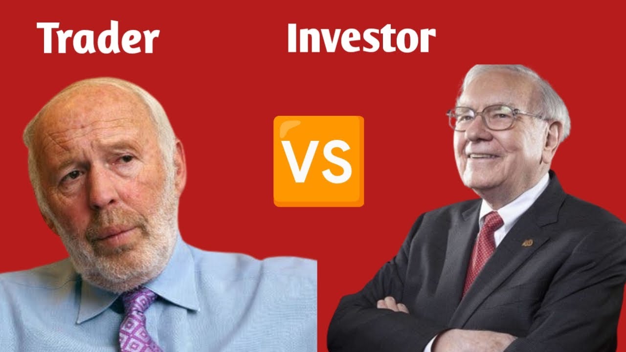 difference between investor and trader | jim Simons | Warren Buffett ...