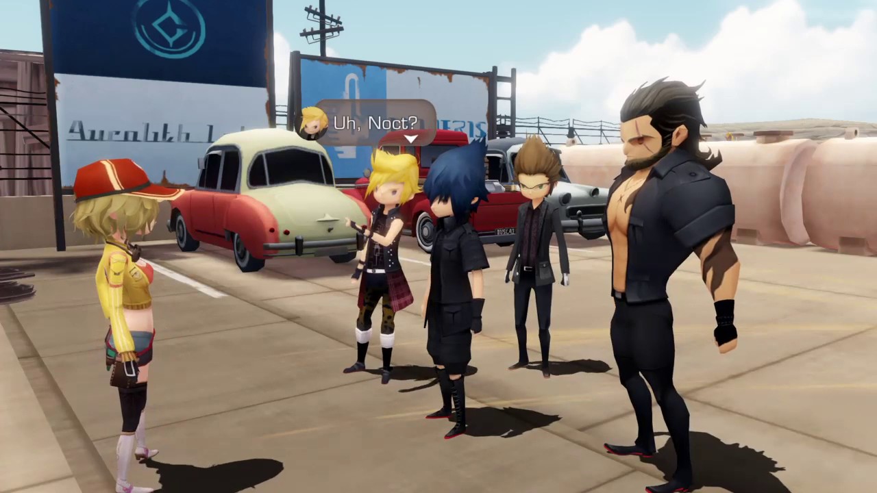 Let's Play: Final Fantasy XV [Chibi/Pocket Edition] Chapter 1 Departure ...