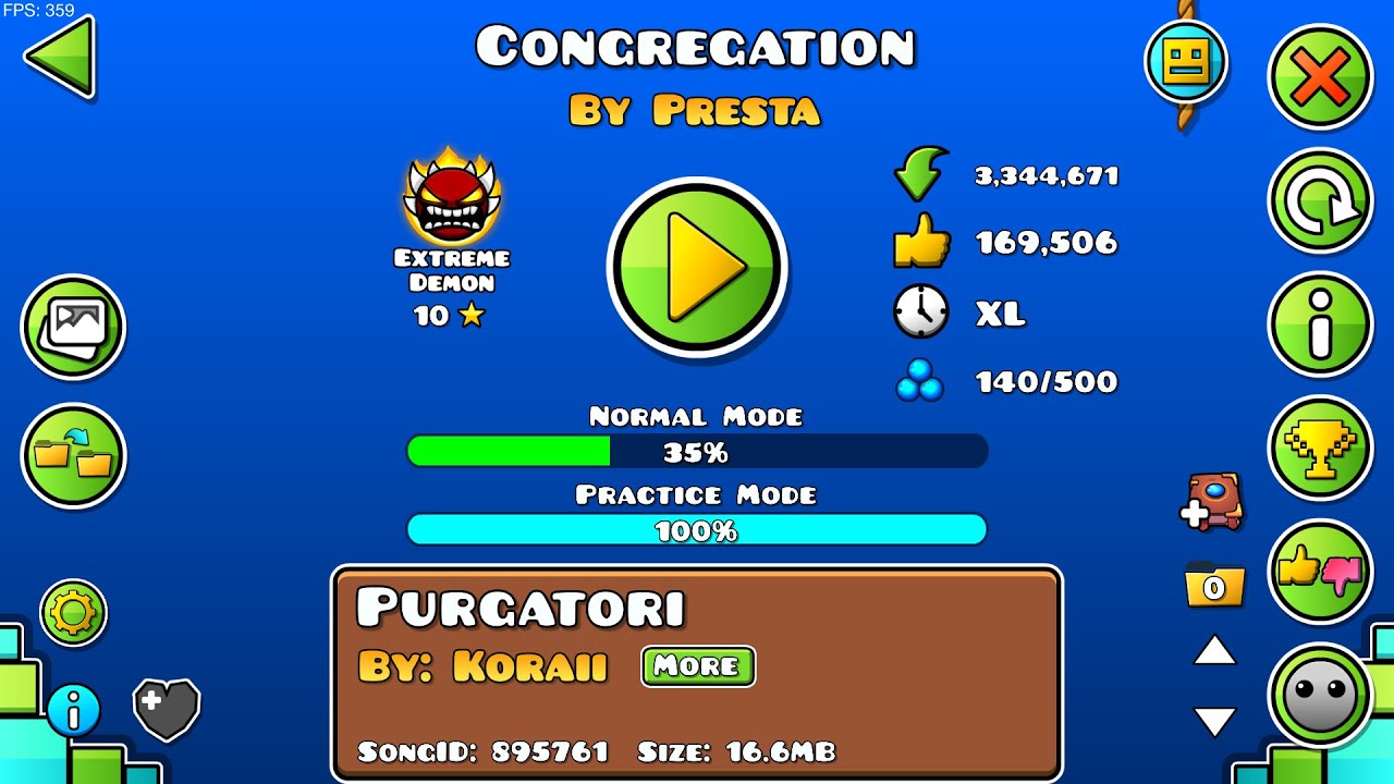 🔴 CONGREGATION 35% [#16] – Geometry Dash - YouTube