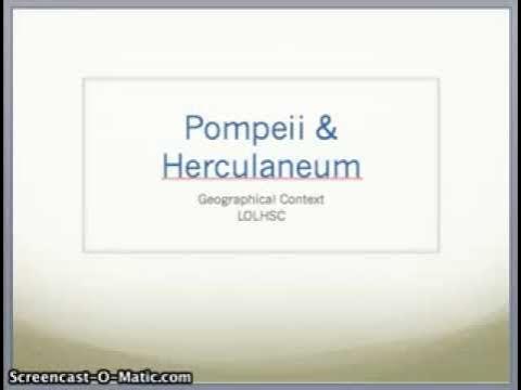 HSC Ancient History | Pompeii and Herculaneum | Geographical Context ...