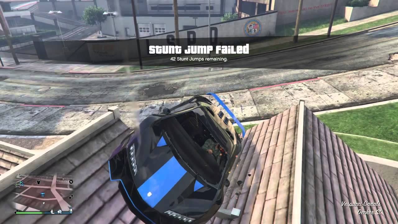 Stunt jump failed - YouTube