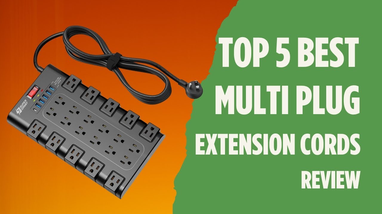 Top 5 Best Multi Plug Extension Cords of 2024 - YouTube