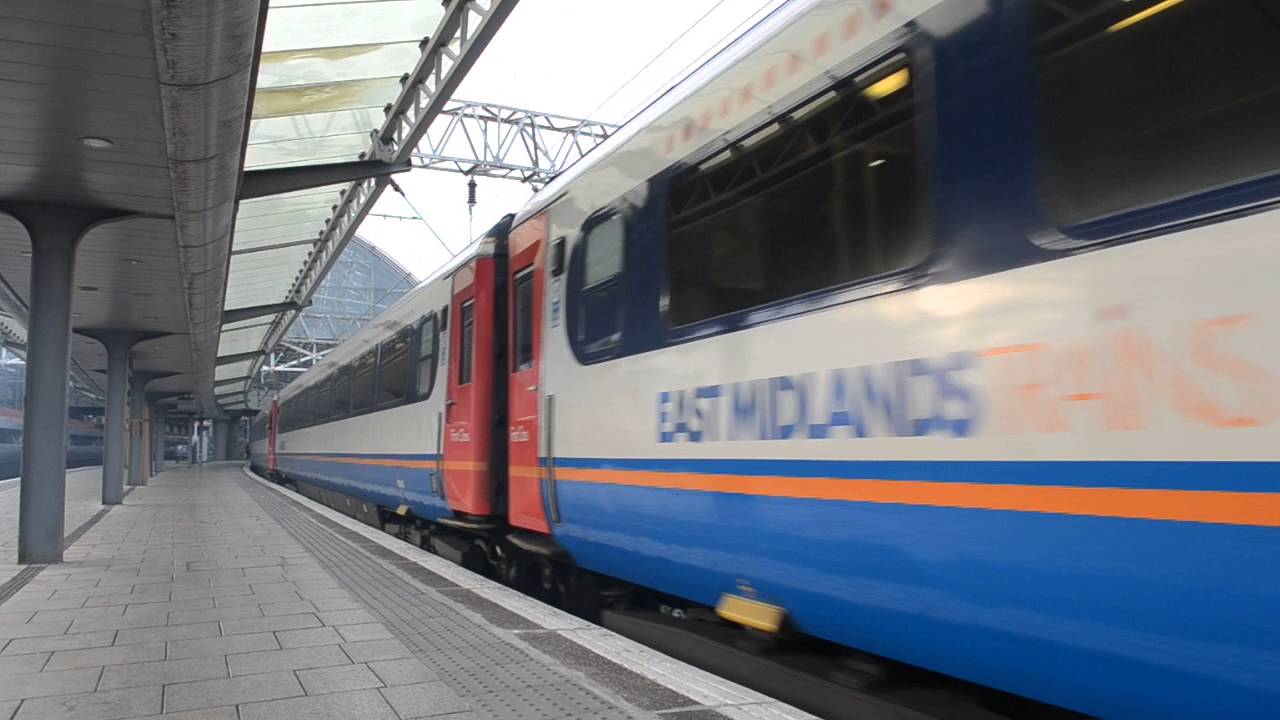 East Midlands Trains HST departing Manchester Piccadilly - YouTube