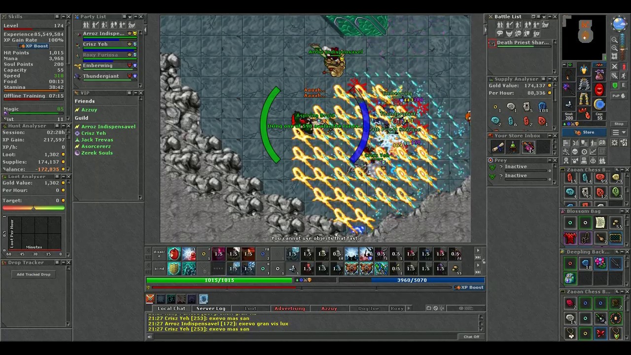 Boss Death Priest Shargon - Tibia - YouTube