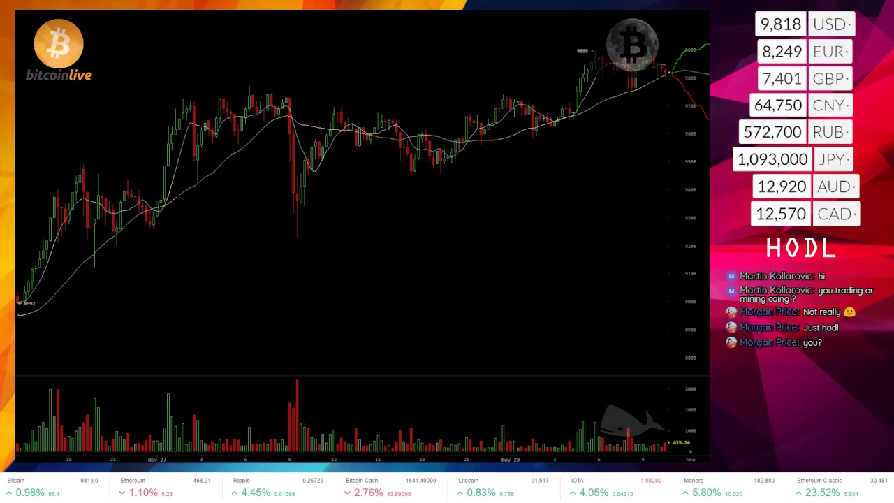 Bitcoin Live - Crypto Price Action & Chat - YouTube