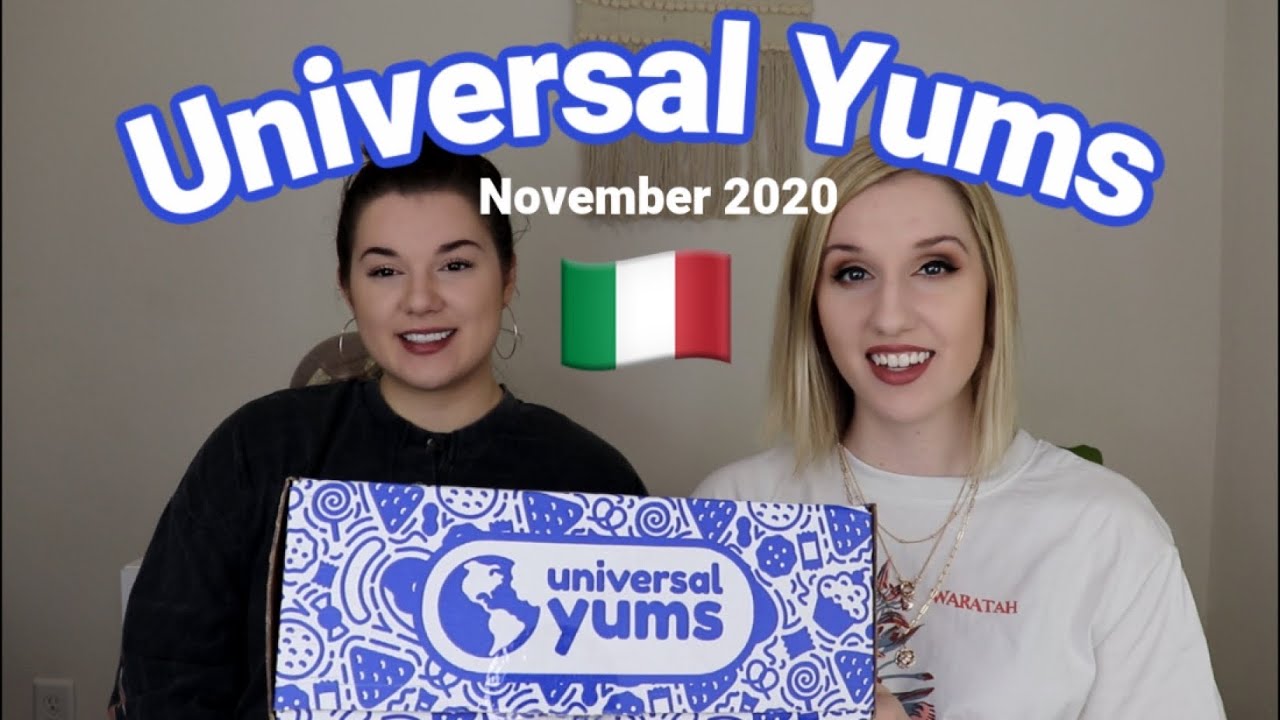 Universal Yums | November 2020 | Super Yum Box | Italy - YouTube