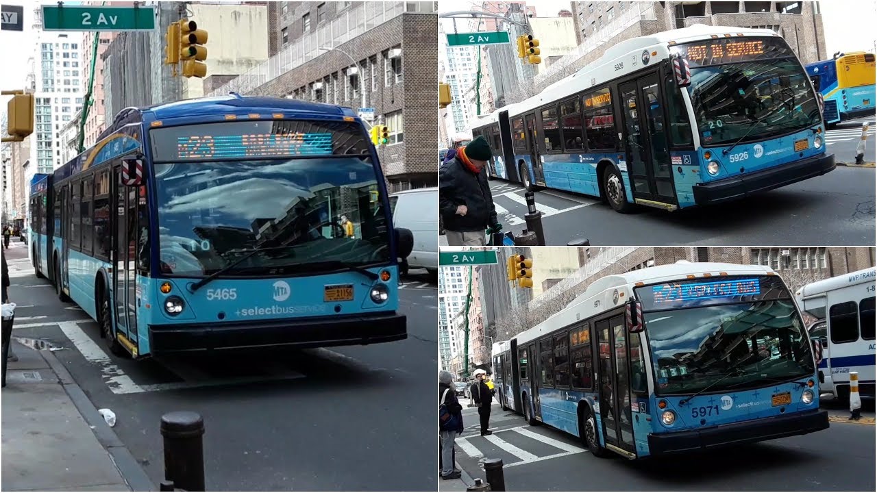 MTA: 2017-2012 NovaBus LFSA's [5465]/[5926]/[5971] M23 SBS/NIS buses ...