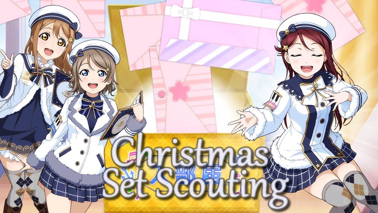 LLSIF JP: Christmas Riko Scouting ! (4 10+1 & 1 BC) - YouTube