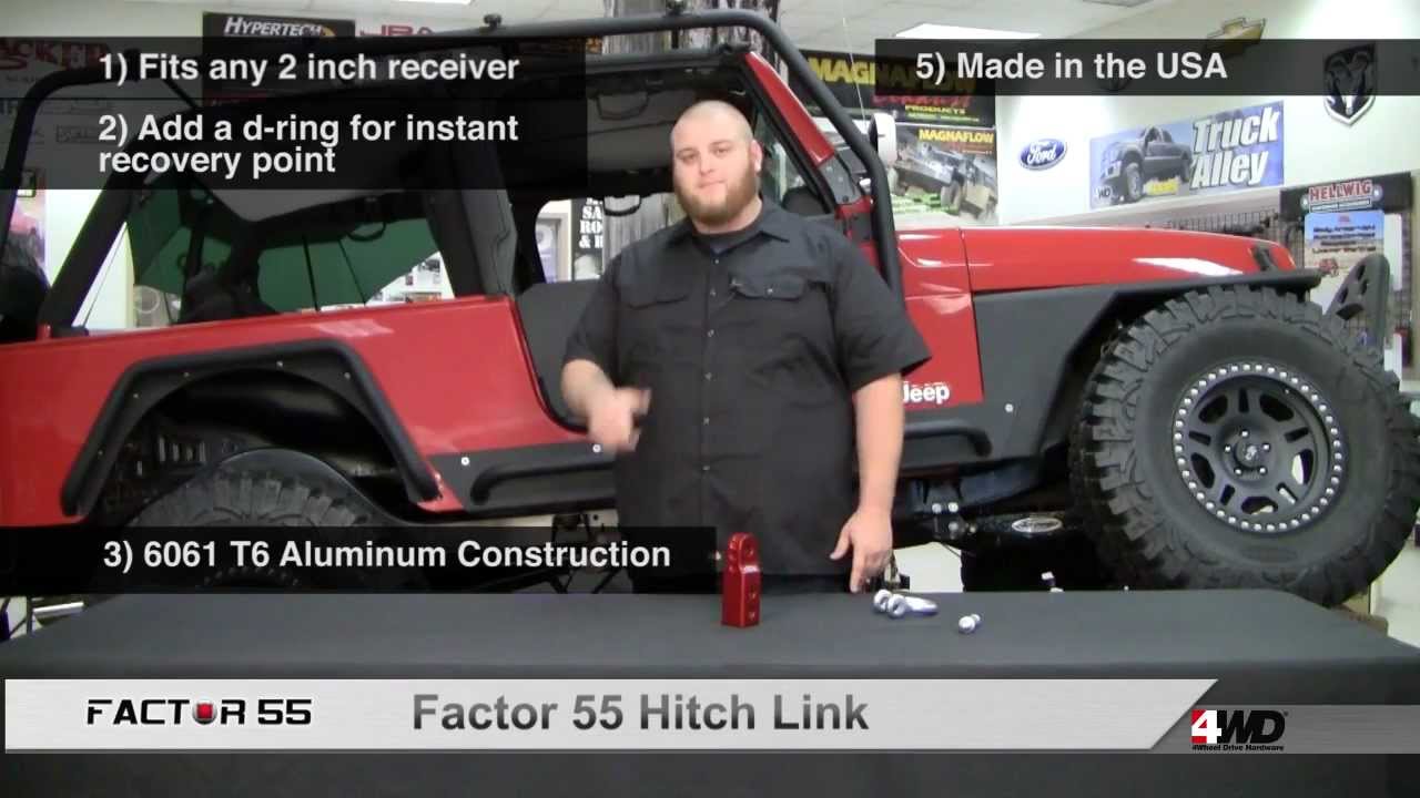 Factor 55 Hitch Link D-Ring Mount - YouTube