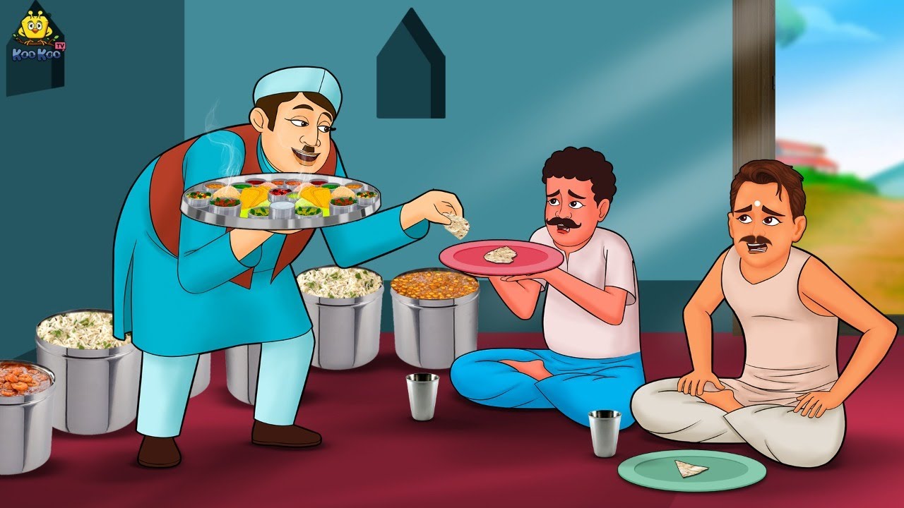 कंजूस की दावत | Hindi Stories | Hindi Kahani | Moral Stories | Kahani ...