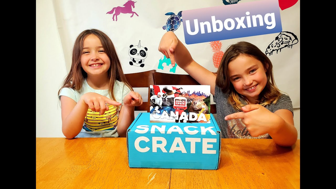 Snack Crate Canada Box Unboxing - YouTube