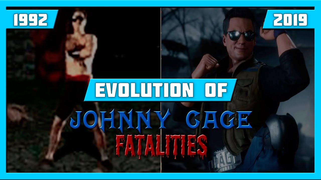 EVOLUTION OF JOHNNY CAGE FATALITIES (MK1-MK11) - YouTube