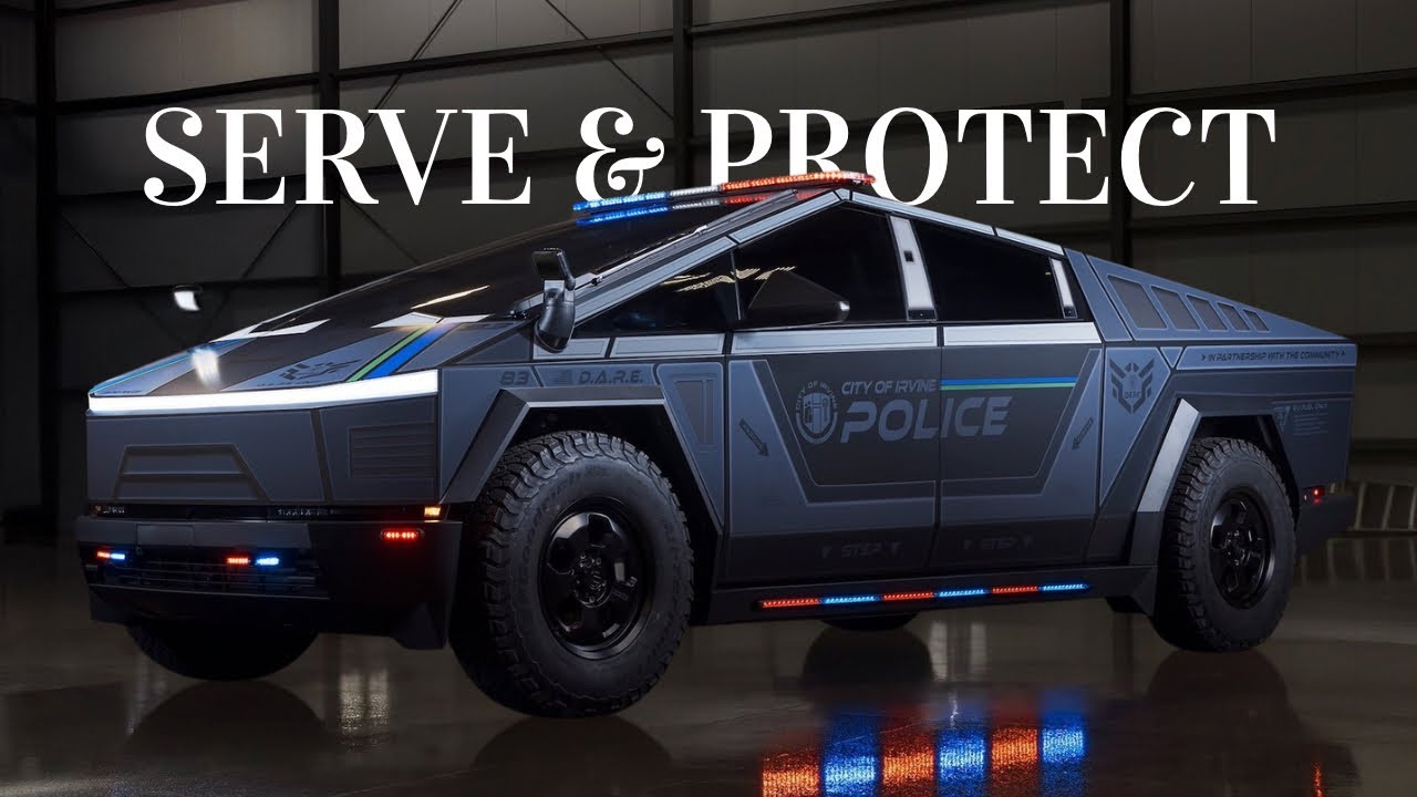 Tesla Cybertruck in Action: Police Patrols & Missile Tests - YouTube