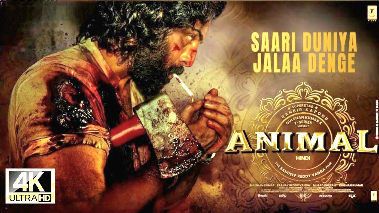 SAARI DUNIYA JALA DENGE 4K Video Official Song, #animalmovie # ...