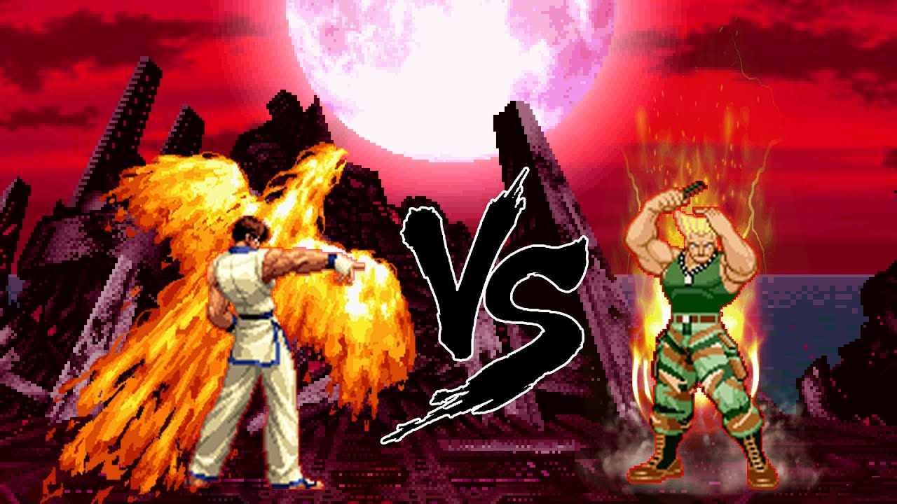 [KOF Mugen] Kim VS. Guile - YouTube