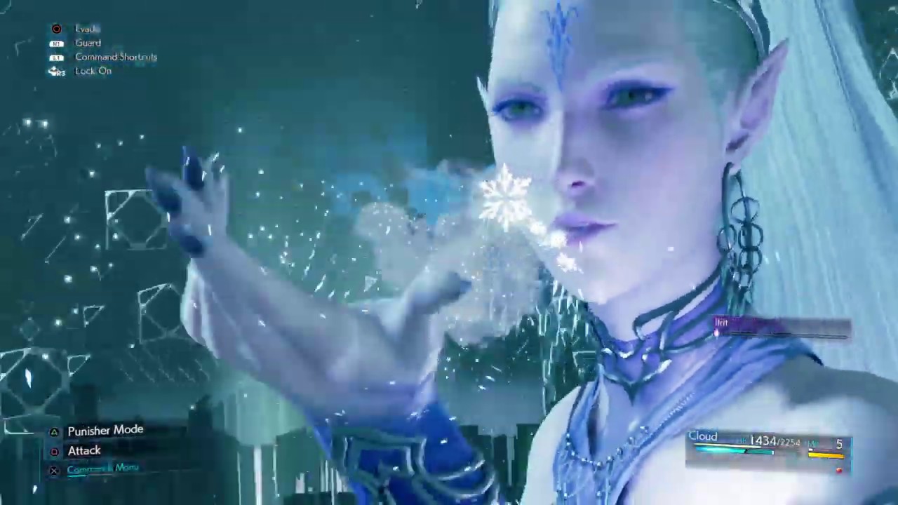 FINAL FANTASY VII REMAKE - Shiva Battle! - YouTube