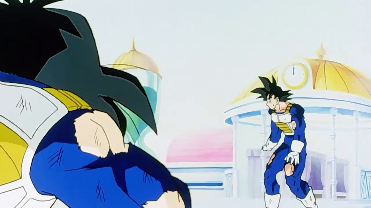 Gohan turns ssj2 in the room of spirit and time - YouTube