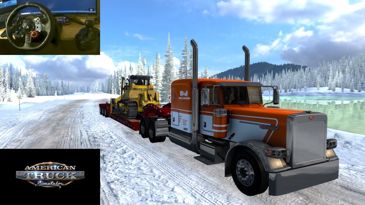 PETERBILT 389 FLAT TOP | ALASKA | Ep2 | American Truck Simulator | v1 ...
