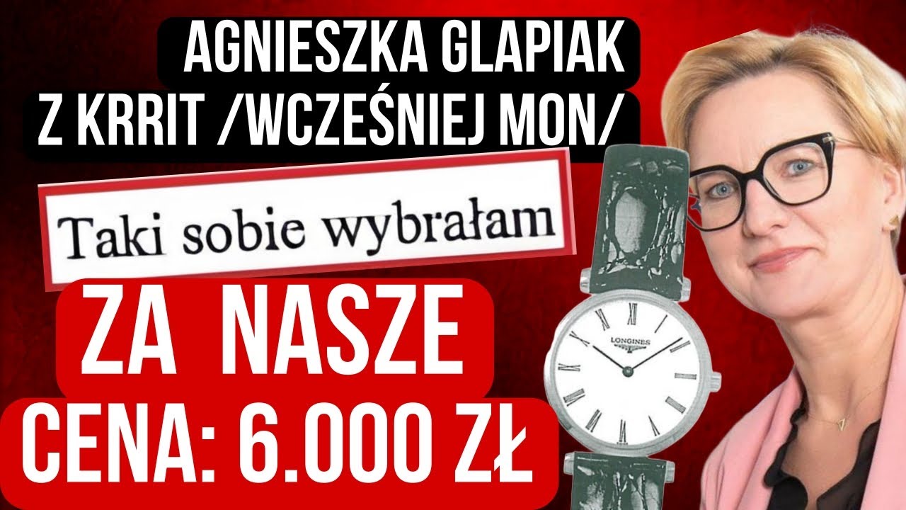 PANI GLAPIAK I ZEGAREK ZA 6000 ZŁ CZYLI PREZENT OD BŁASZCZAKA I MON ...