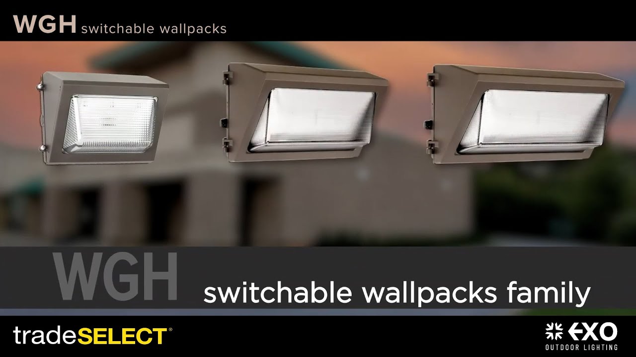 tradeSELECT Wallpacks by EXO Outdoor Lighting - YouTube