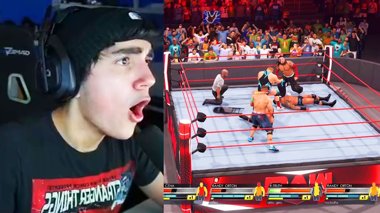 ROIER JUEGA WWE 2K22 CON EL MARIANA, ALDO GEO, RIVERS, ROCIO DTA Y ...